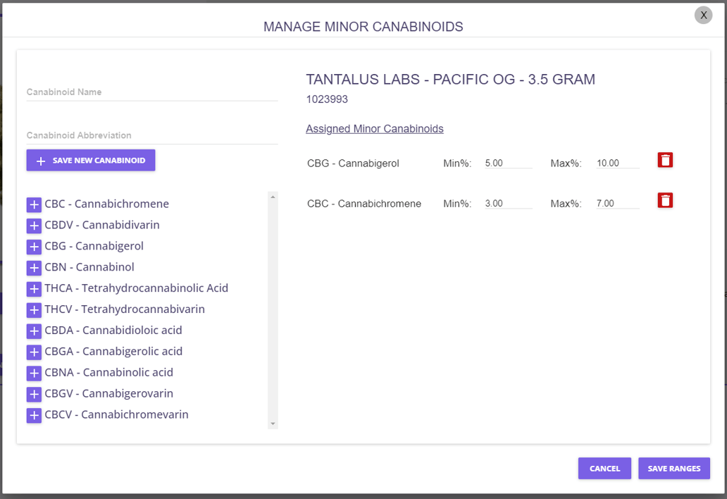 How to Modify Product Cannabinoids